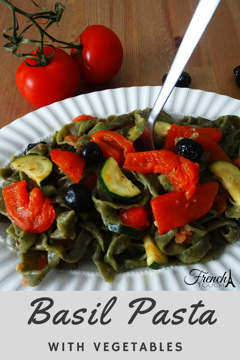 Basil Pasta With Vegetables – French Touch